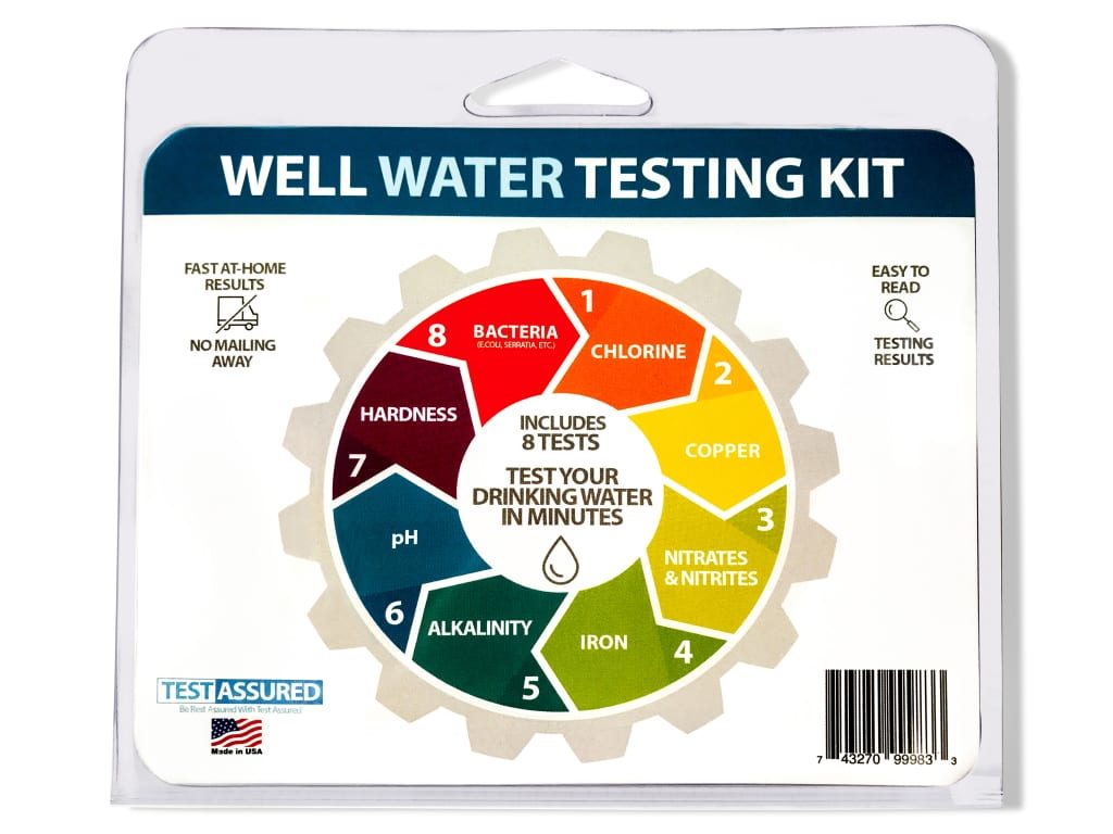 Well Water Test Kit With Bacteria Coli form Test Included Well Water Test Kit With Bacteria Coli form Test Included